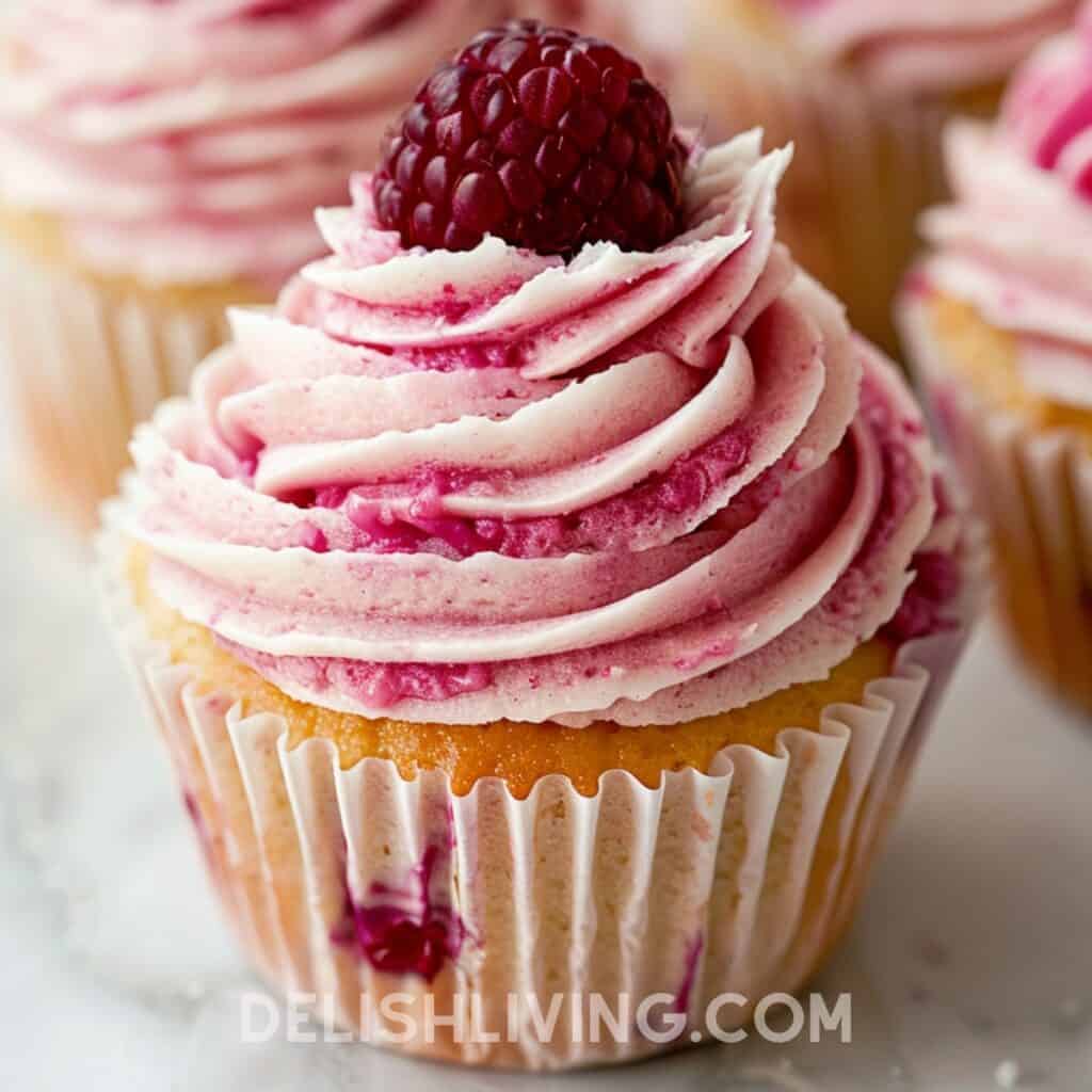 Decadent Raspberry Cupcakes - Sugar and Spice Delights