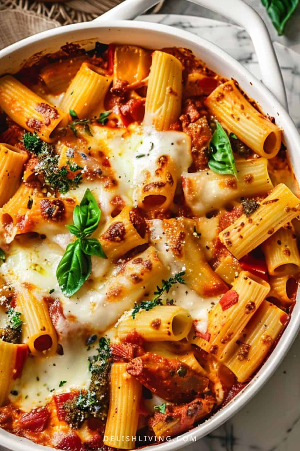 Ultimate Baked Rigatoni Pasta Bake Recipe For Cheese Lovers