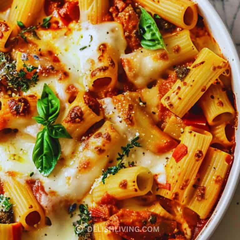 Ultimate Baked Rigatoni Pasta Bake Recipe For Cheese Lovers